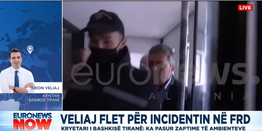 Mayor Veliaj speaks to Euronews Albania over incident: A prepared ...