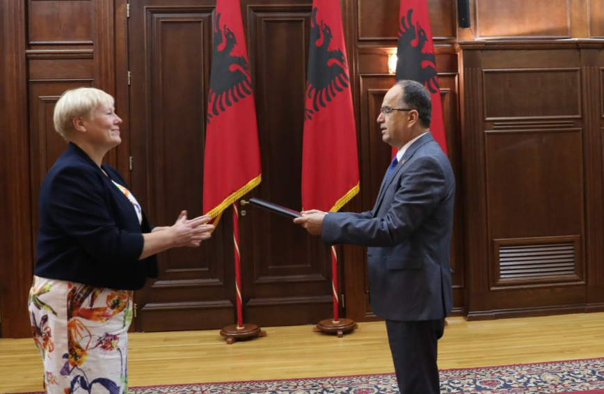 New EU ambassador presents President Begaj with his Credential Letters ...