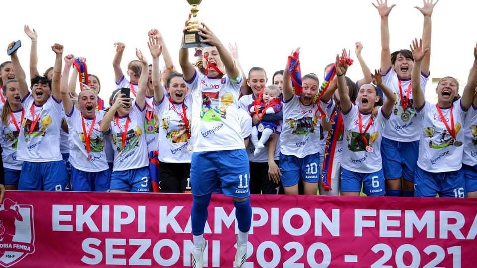 Vllaznia women's team makes history by qualifying for the Champions ...