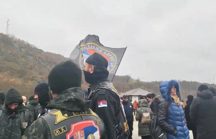 The Serbian right-wing protest in Jarinje ends - Euronews Albania