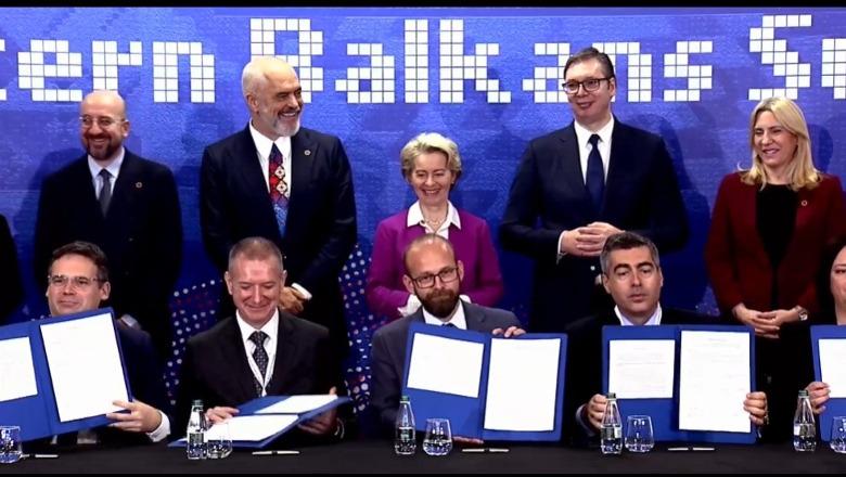 EU-Western Balkans summit, leaders sign agreement on 'Roaming' tariffs ...