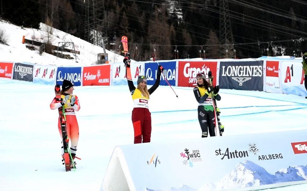 Albania wins Gold Medal in skiing, Lara Colturi World Champion ...