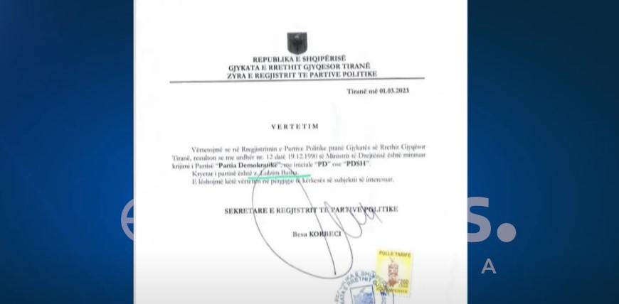 Official document is out with a signature and seal, who is the chairman ...