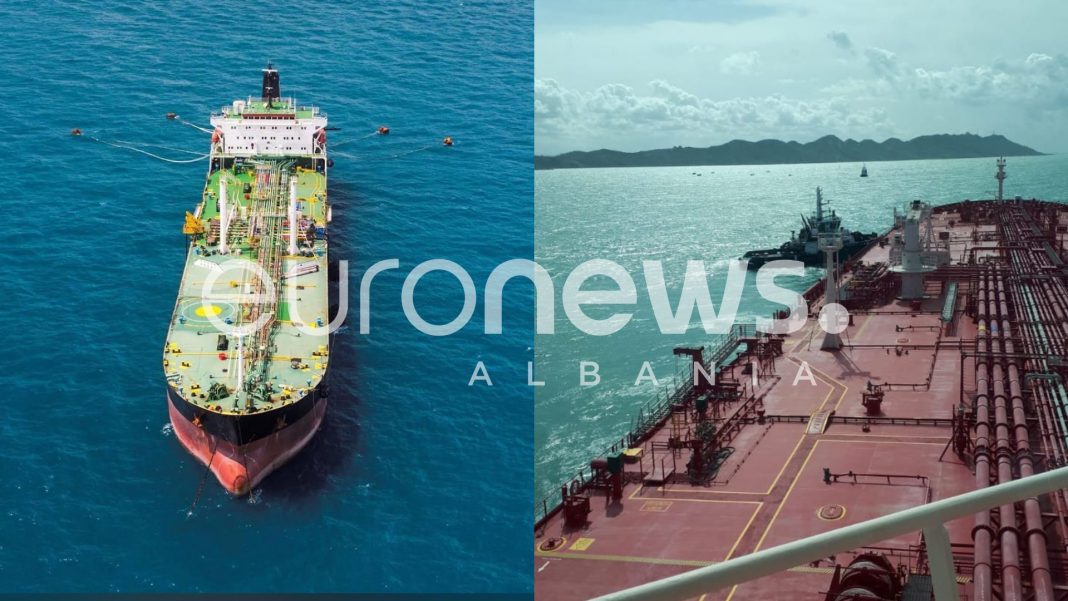 The largest ship that has unloaded in an Albanian port arrives in ...