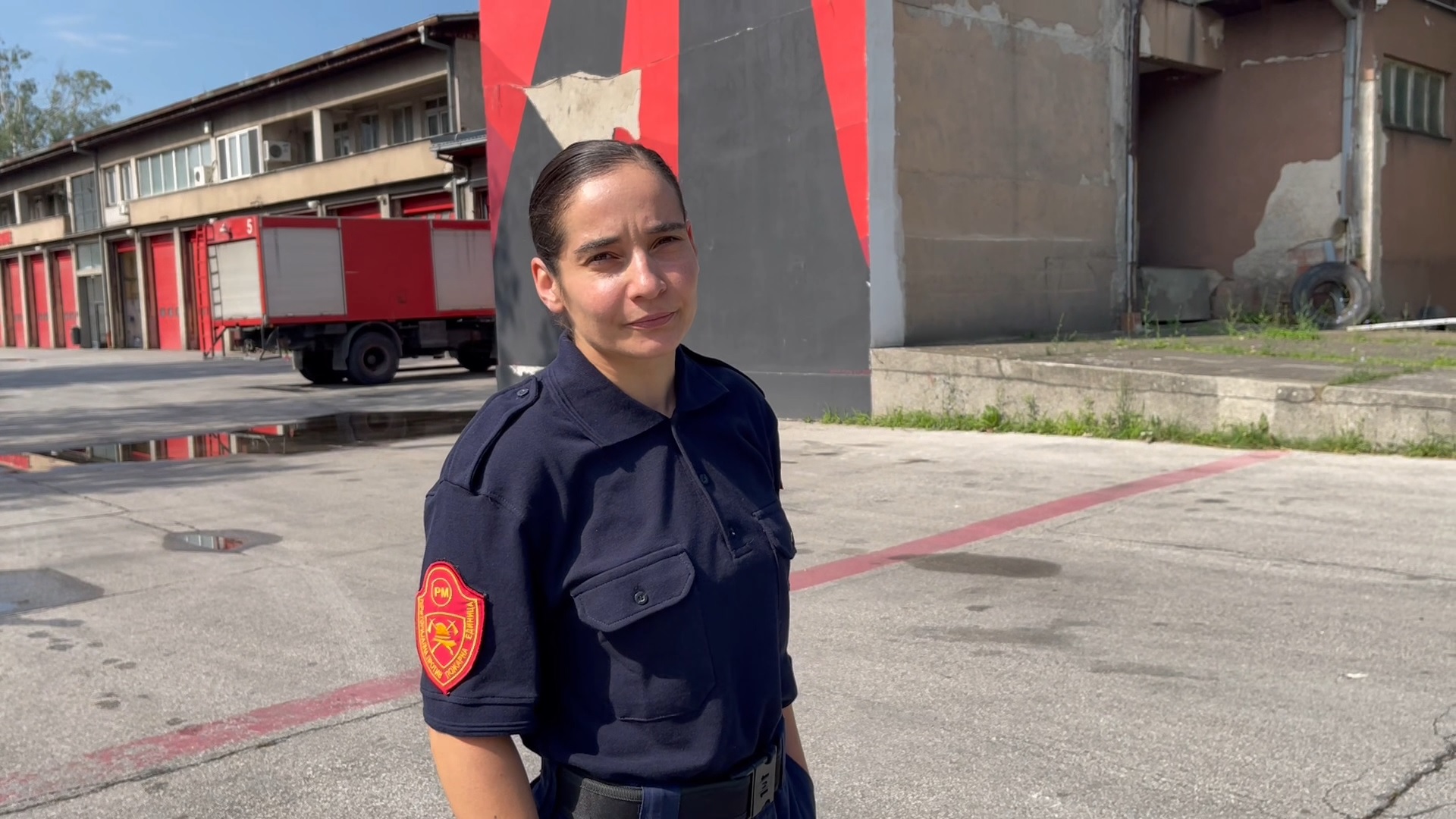 Meet Menka Stojanoska, one of the two female firefighters of North ...