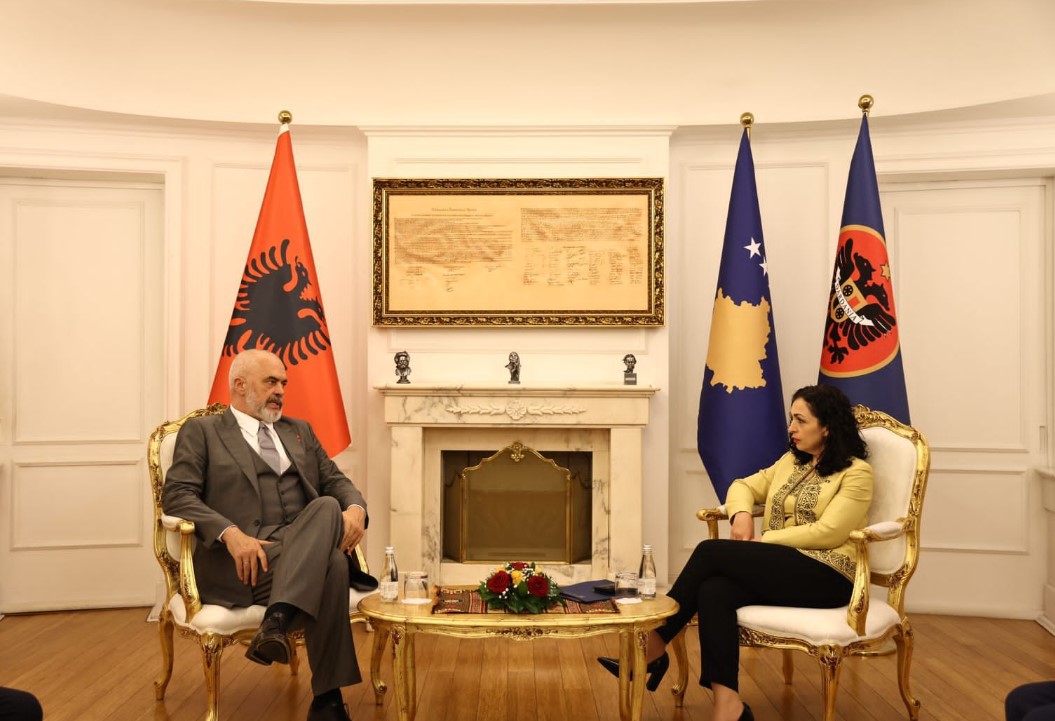 Meeting with PM Rama, President Osmani: Discussion on Berlin Process ...