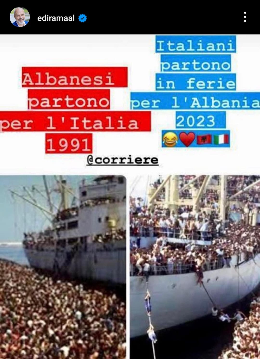 PM Meloni expected to arrive in Vlora this afternoon following PM Rama ...