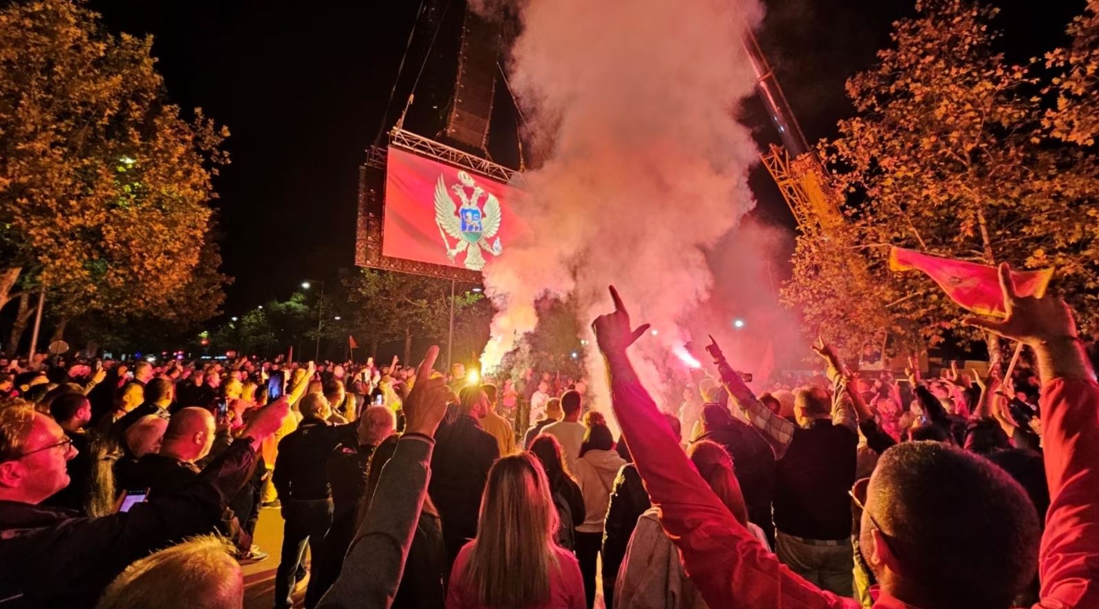 Thousands in Podgorica protest against new Parliament Speaker ...