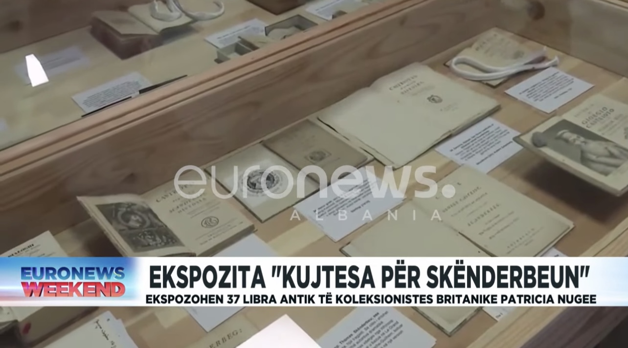 "Memory for Skanderbeg", 37 books of collector Patricia Nugee exhibited ...