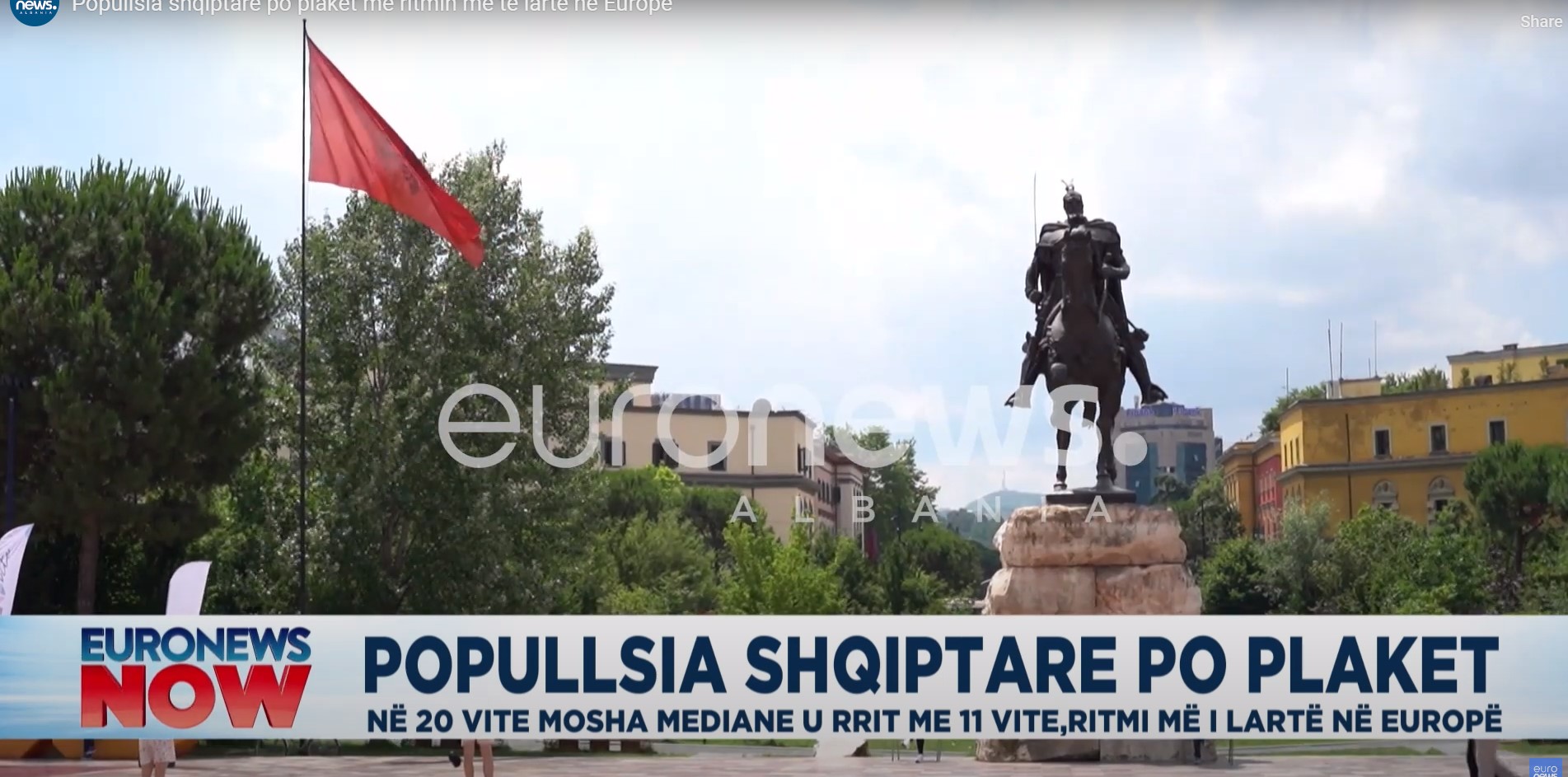Albanian population is aging at the highest rate in Europe - Euronews ...