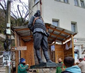 Monument of patriot Çerçiz Topulli returns to Gjirokastra’s museum area ...
