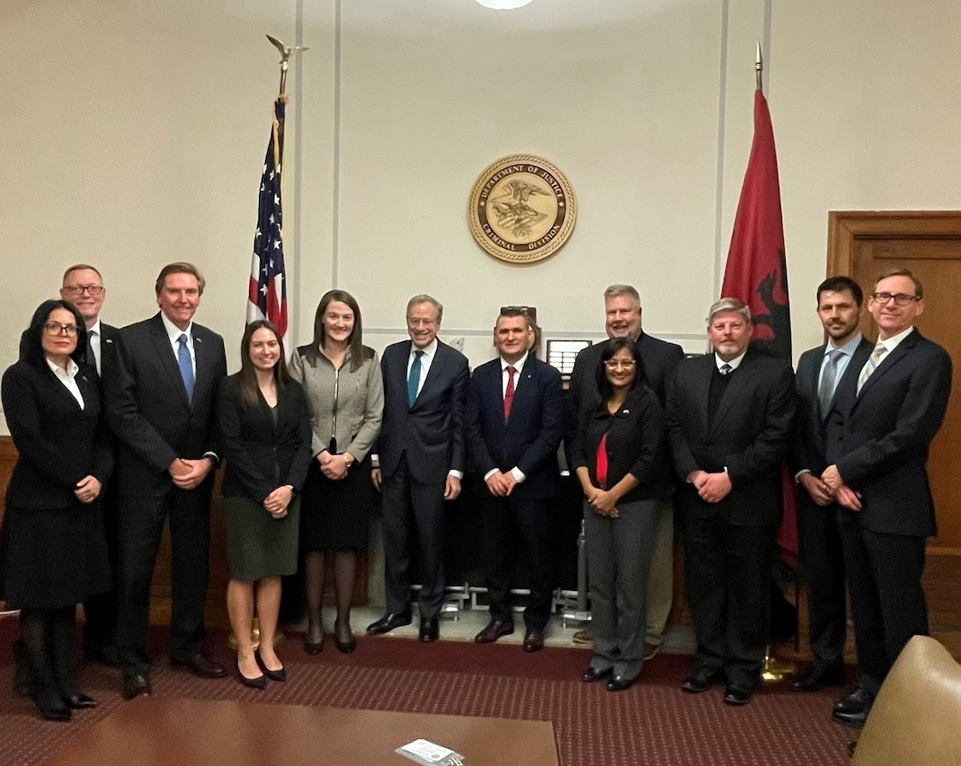 Altin Dumani holds meetings with senior leaders of justice in U.S ...