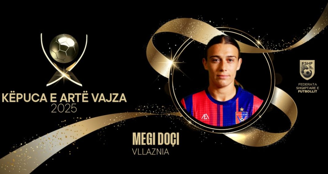 Megi Doçi Wins the “Golden Boot 2025” Award for Women - Euronews Albania