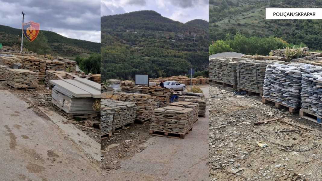 Nxirrnin pllaka dekorative nga mali i Tomorrit, procedohen