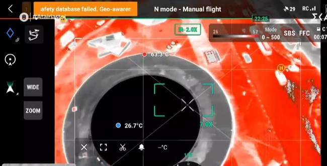 Kamera termale regjistron temperaturën 96.2 gradë në Athinë