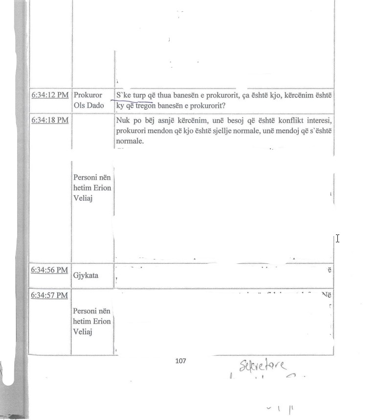 GJKKO përgënjeshtron pretendimet e Veliajt se u fye nga prokurori