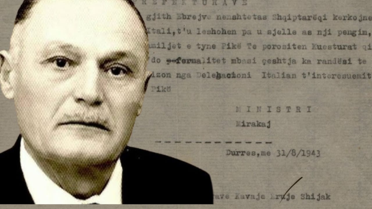 Dokumenti/ Ministri Mirakaj kërkon që hebrenjve t'u jepen pasaporta ...